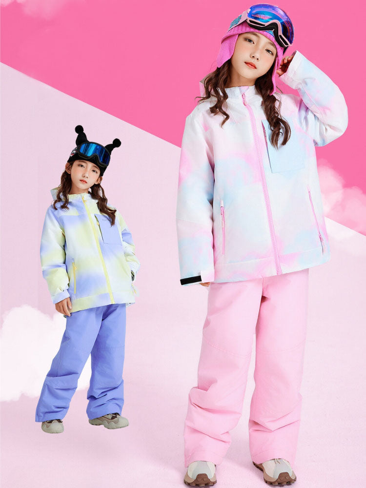 NANDN Children Candy Color Gradient Ski Suit | Exclusive @Snowears ...