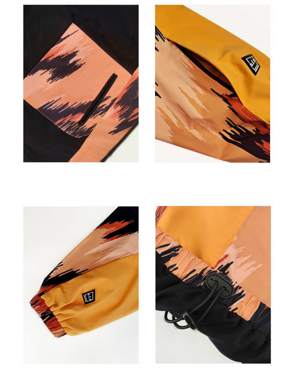 NIS Leopard Print Ski Jacket | Baggy Snowboard Jacket – Snowears